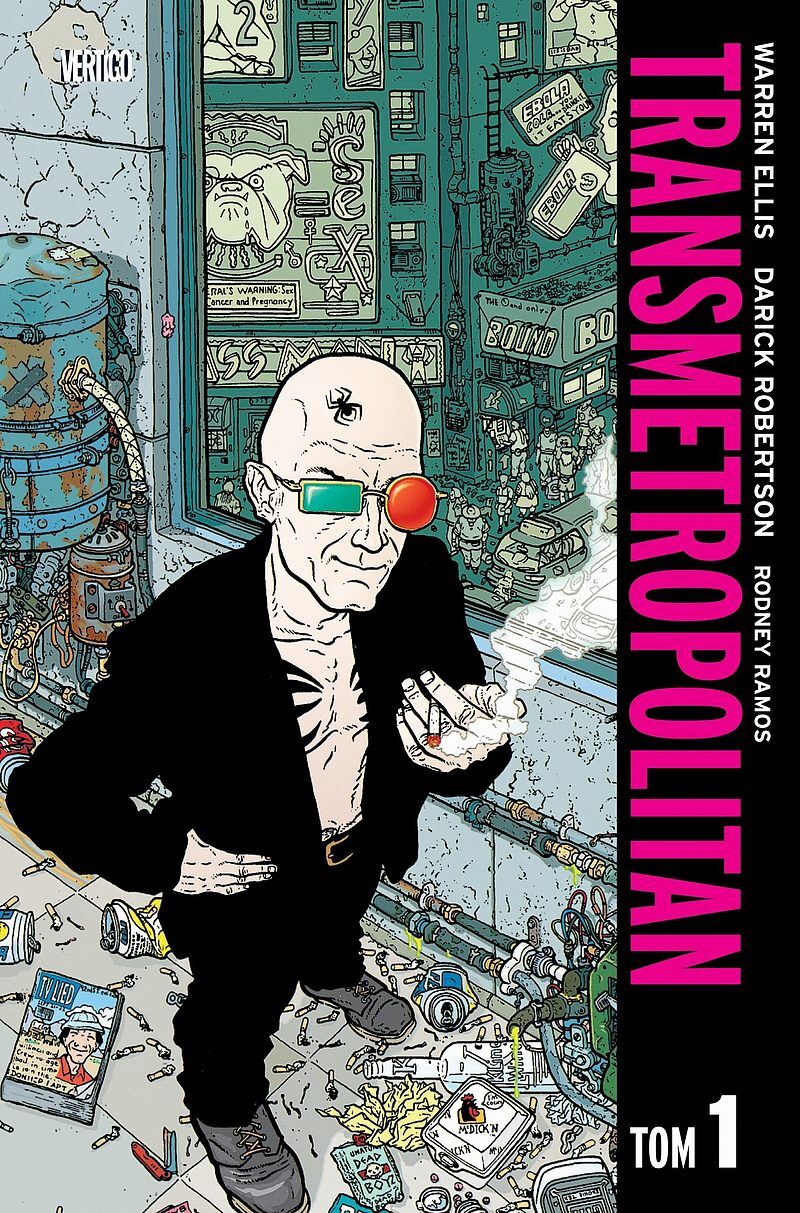 Transmetropolitan. Tom 1 - bluźniercza satyra i cyberpunkowy ...